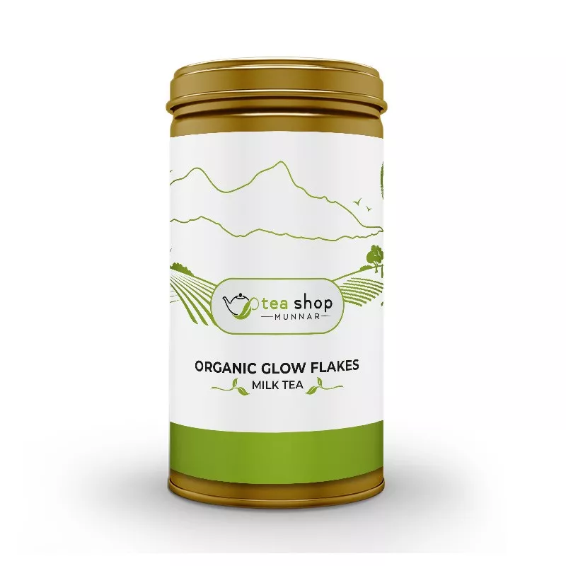 Organic Glow Flakes Milk Tea | Buy Smooth and Pure Organic Milk Tea